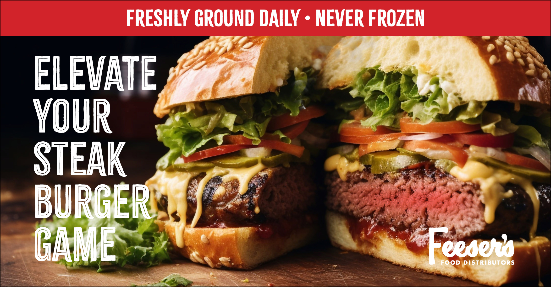 Fresh Steak Burgers from Feeser's - Feesers