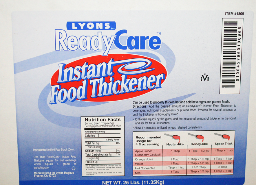 READYCARE, FOOD THICKENER - Feesers