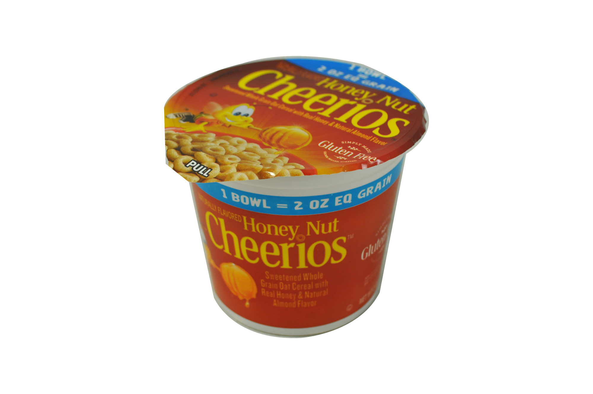 CEREAL, CHEERIOS, HNY NUT, CUP, WHOLE GRAIN - Feeser's