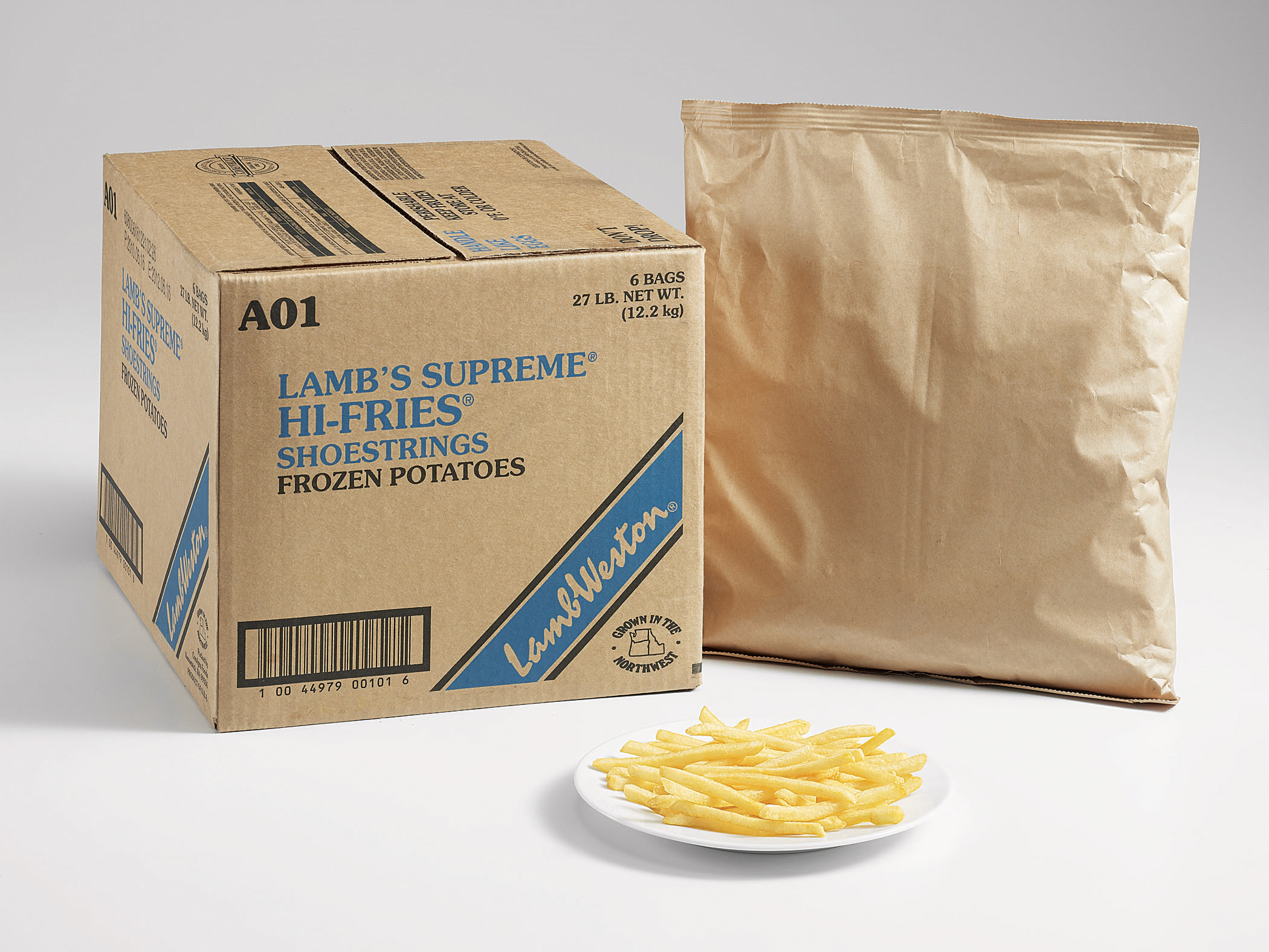 FRENCH FRIES, HI-FRIES, 1/4", SHOE STRING, PXL - Feeser's