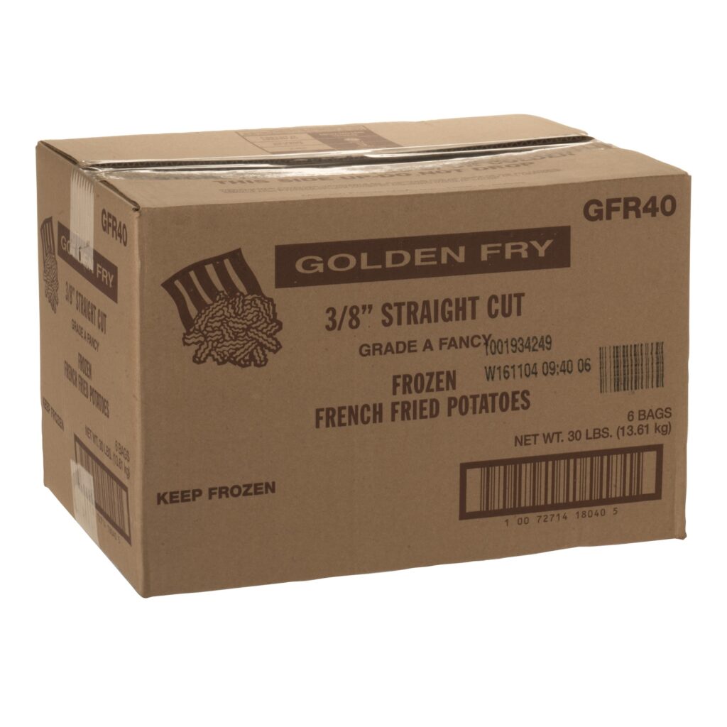 FRENCH FRIES, 3/8", REGULAR, GLDN FRY - Feeser's