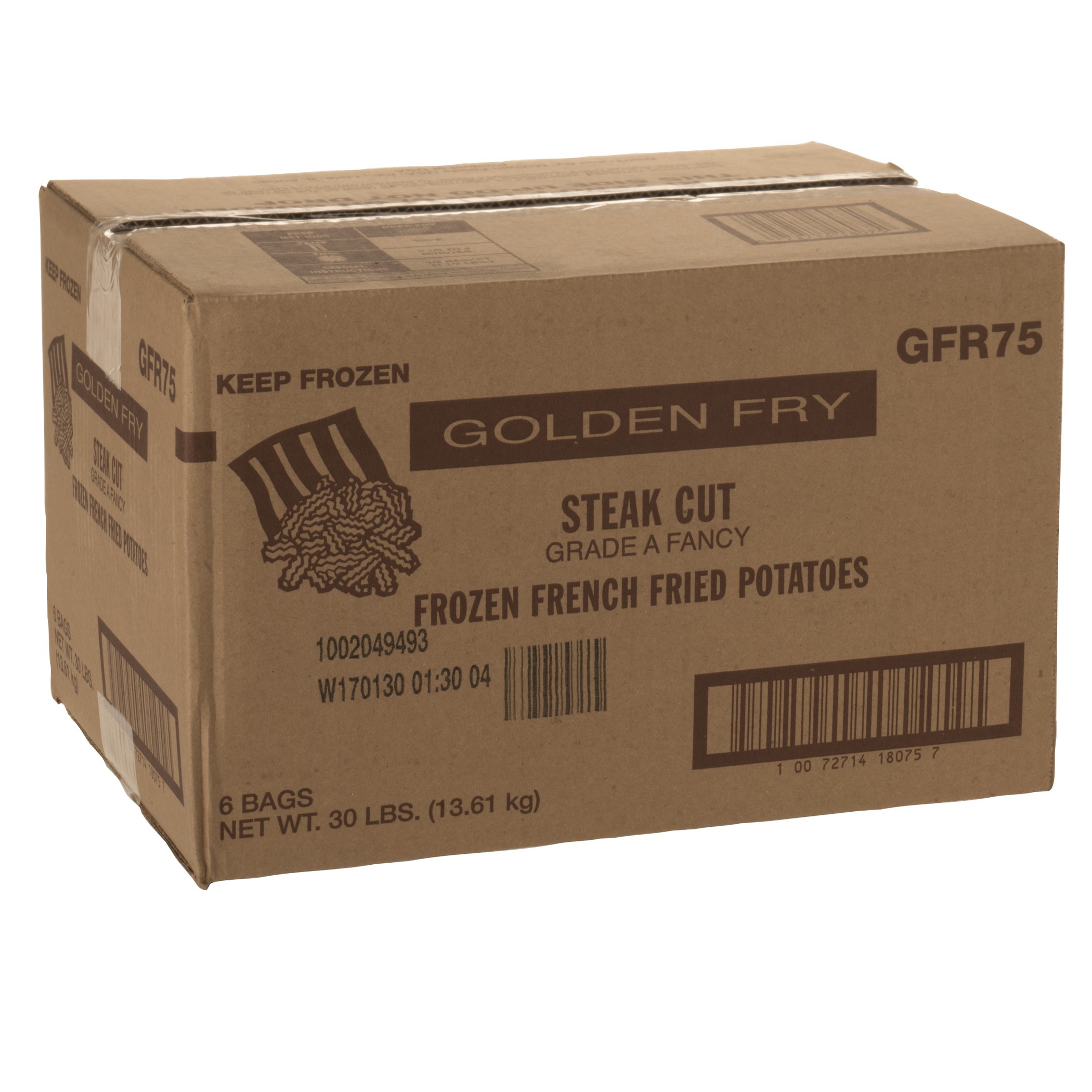 FRENCH FRIES, STK CUT, 3/8"X3/4", GLDN FRY - Feeser's