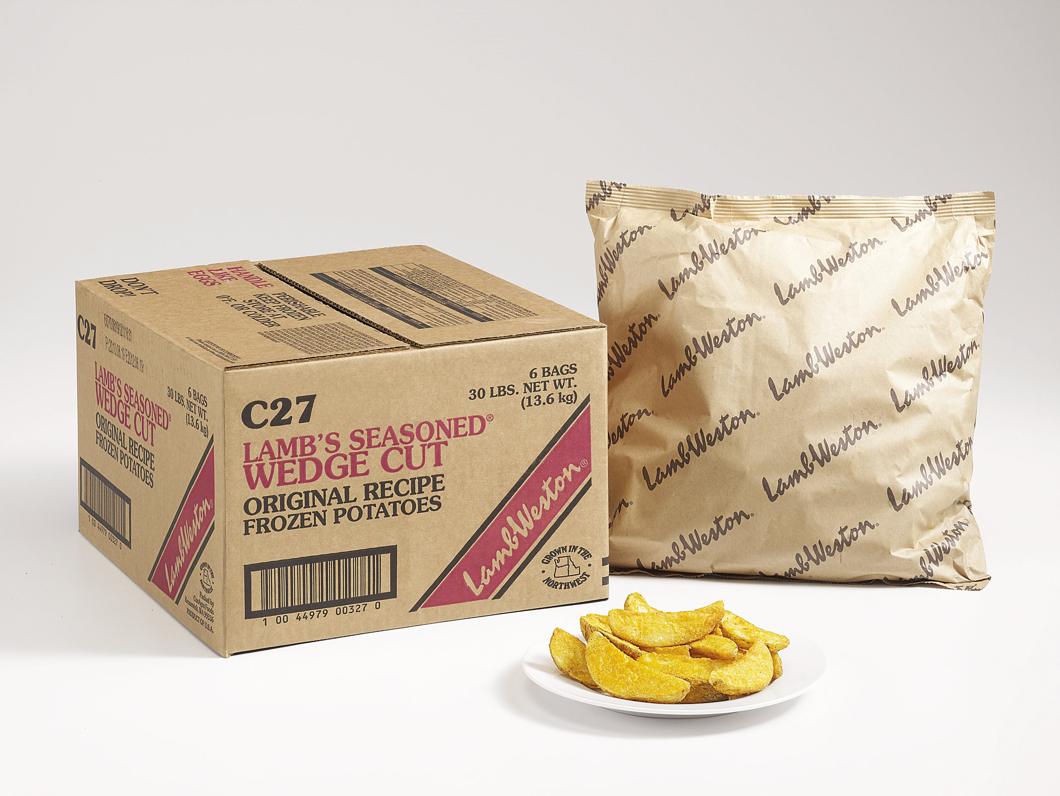 FRENCH FRIES, WEDGE, 8 CUT, SEASONED - Feesers