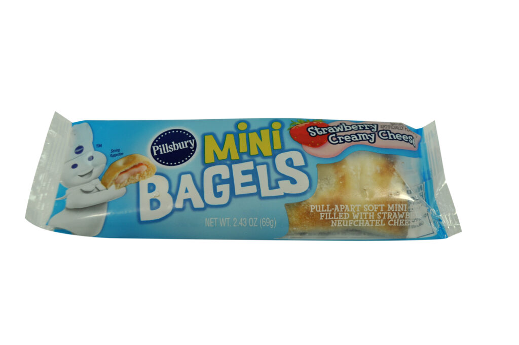 BAGEL, MINI, STRAWBERRY, CHEESE, CREAMY, INDIVIDUAL WRAPPED - Feeser's