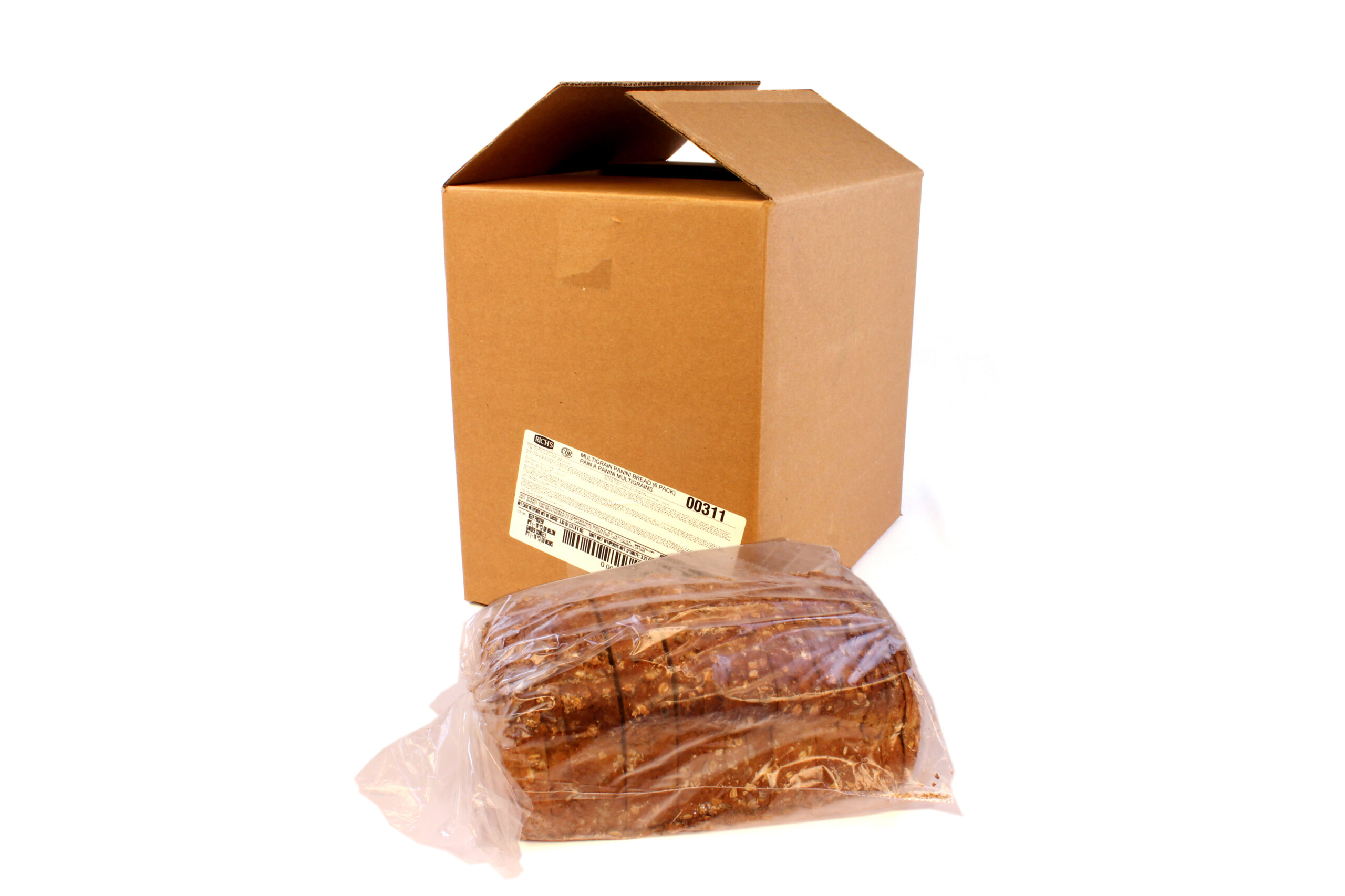 BREAD, PANINI, MULTIGRAIN, 16 SLC - Feeser's