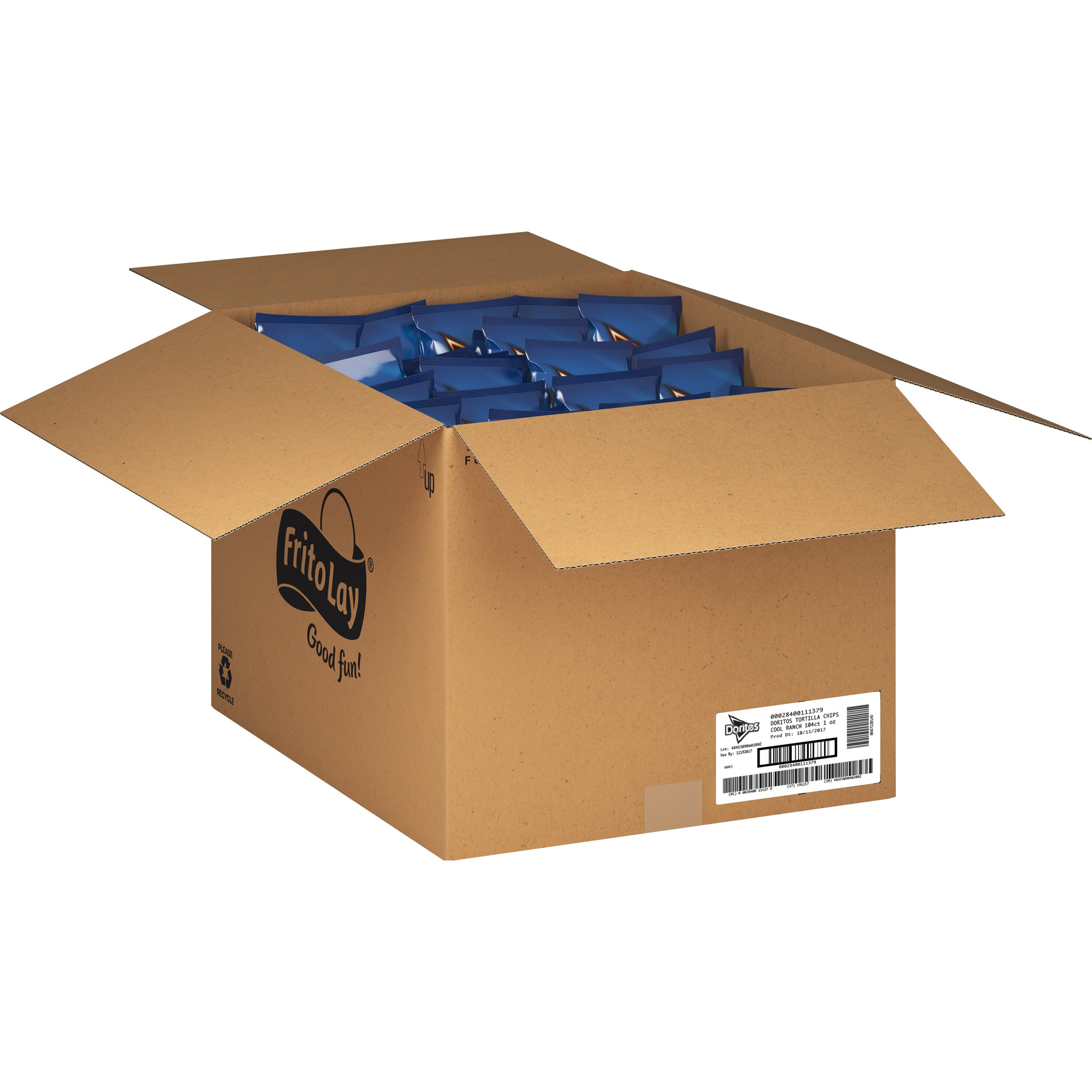 SNACK FOODS, DORITOS, COOLER RANCH, INDIVIDUAL - Feesers