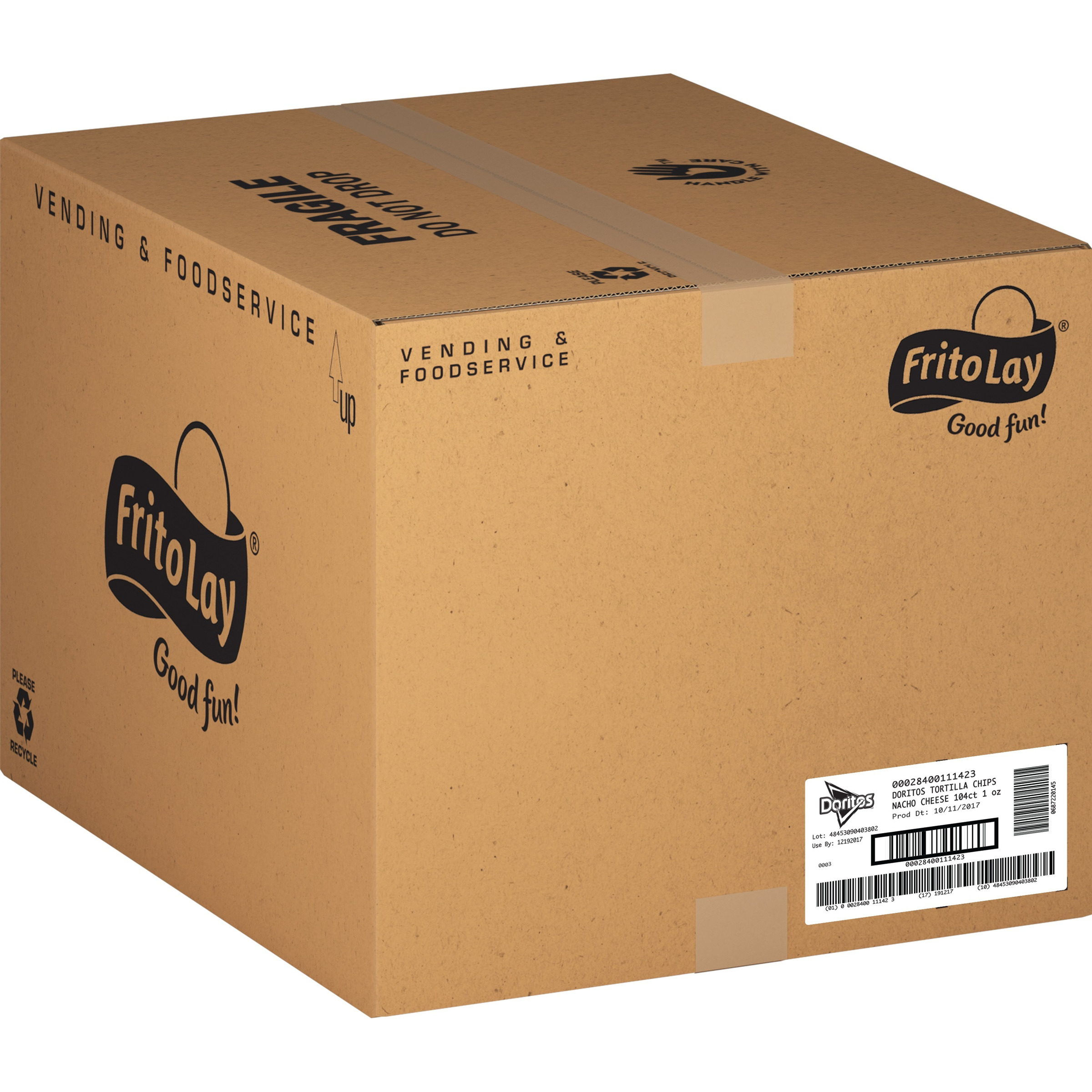 SNACK FOODS, DORITOS, NACHO, CHEESIER, INDIVIDUAL - Feeser's